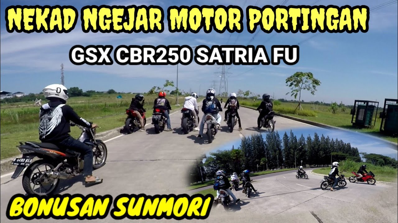 SATRIA FU FI vs MOTOR PORTINGAN‼️GSX CBR 250 SATRIA FU - YouTube