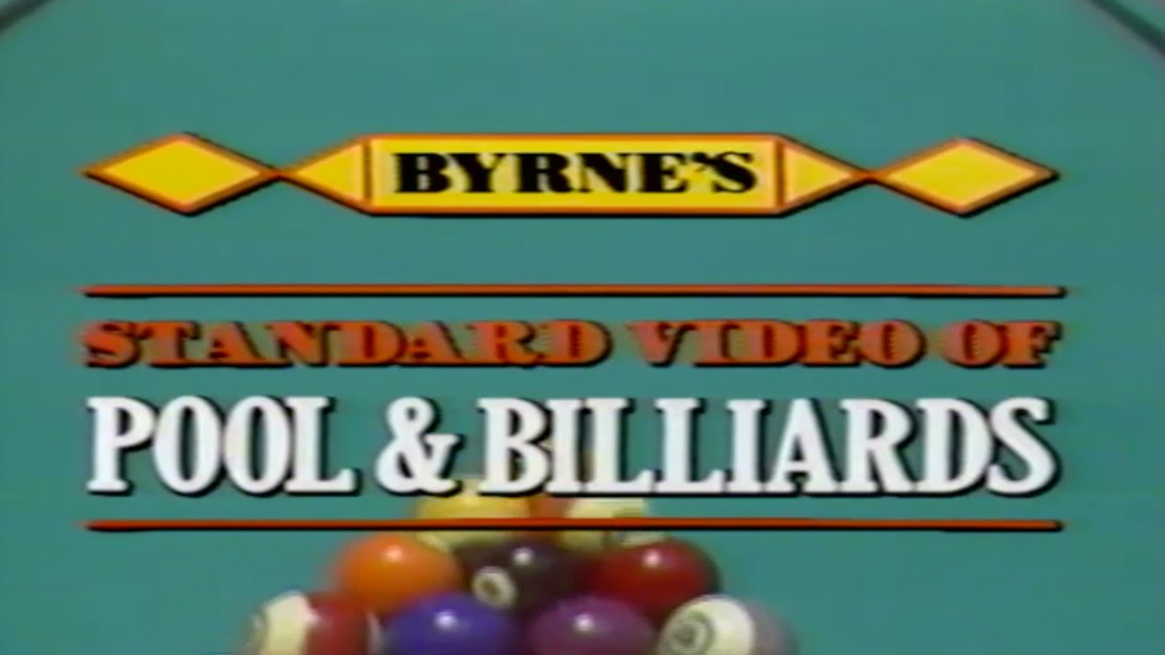BYRNE'S STANDARD VIDEO OF POOL & BILLIARDS (1986) — Premiere Home Video ...