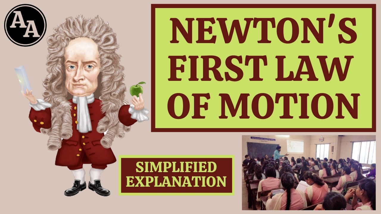 Newton's First Law of Motion | Law of Inertia | SIMPLIFIED EXPLANATION ...