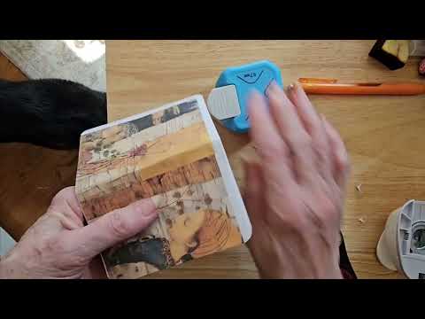 Easy Zine making g added to  folio in same series of Cheryl Francis papers