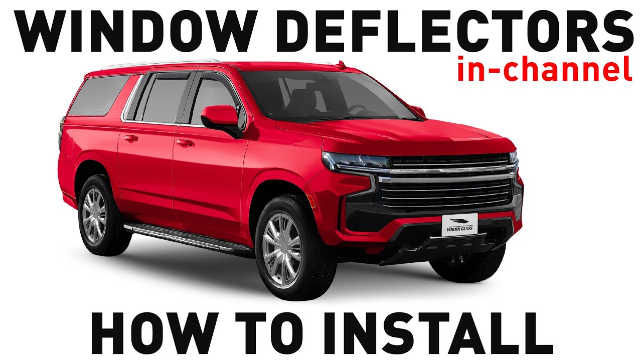 How to install Shatterproof In-Channel Window Deflectors for Chevrolet ...
