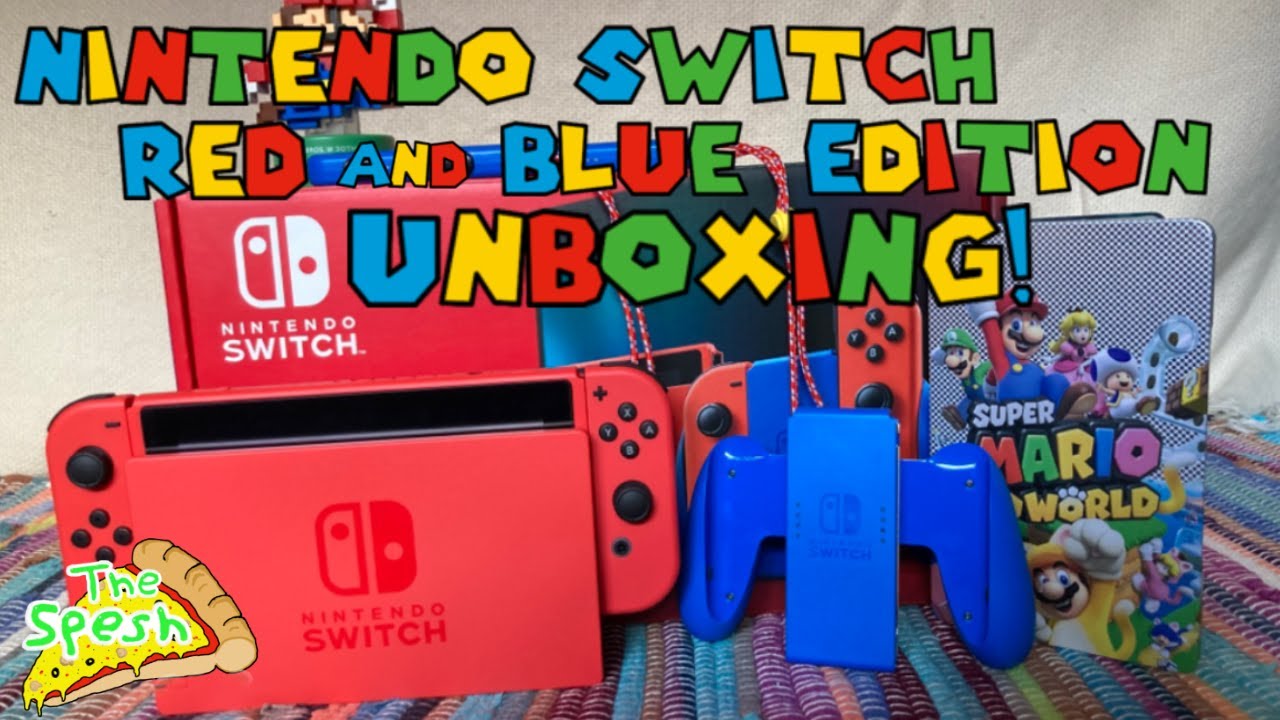 Nintendo Switch Red & Blue Edition Console UNBOXING! (+ Joy-Con Colour ...