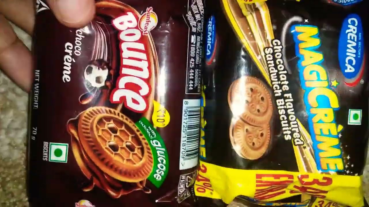 Bounce VS Magic cream biscuits OPENING VIDEO#biscuits #subscribe - YouTube