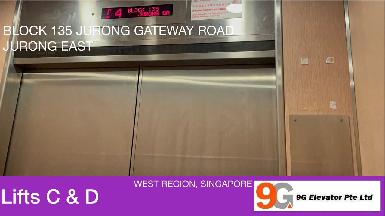 HDB Block 135 Jurong Gateway (Jurong East) || 9G Elevator (Lifts C & D ...