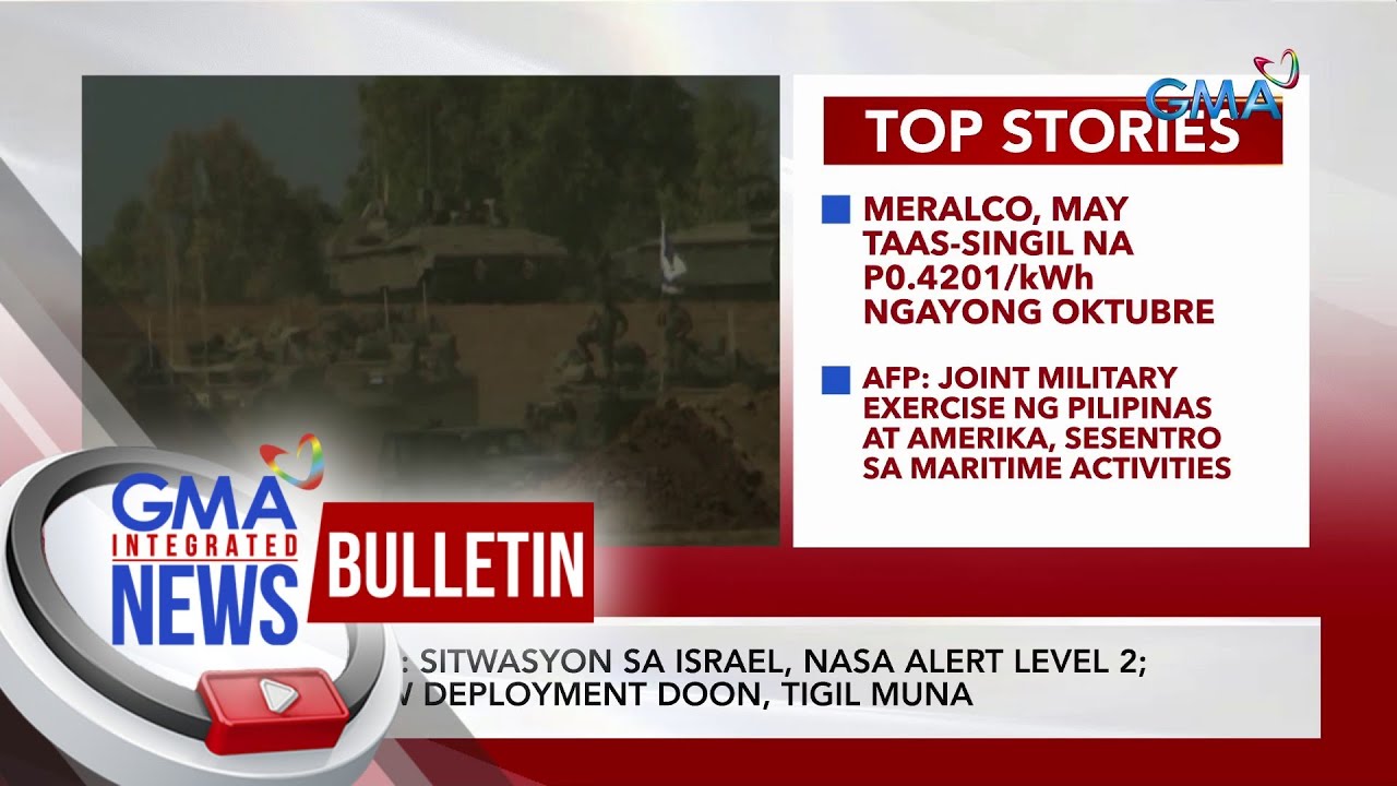 DFA: Sitwasyon sa Israel nasa alert level 2 | GMA Integrated News ...