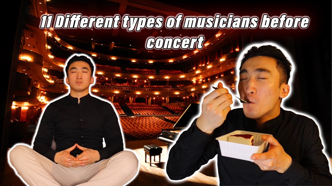 11 Different Types of Musicians Before a Concert - YouTube