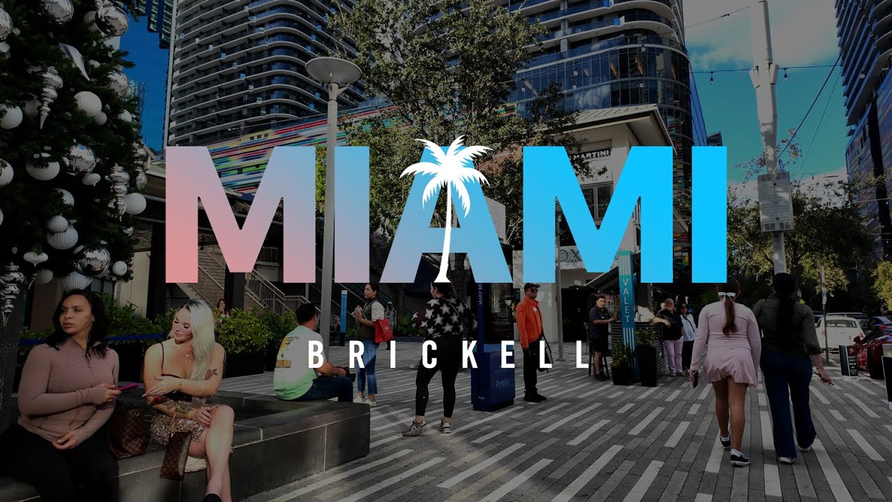 MIAMI Brickell Walking Tour | 4K - YouTube