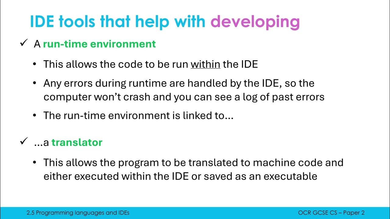 Integrated Development Environments (IDEs) and their Common Tools - YouTube