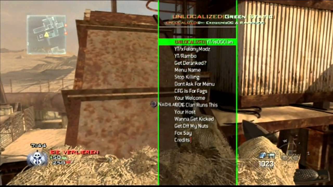 {PS3/1.14} MW2 Green Static Rtm Mod Menu DEX - YouTube