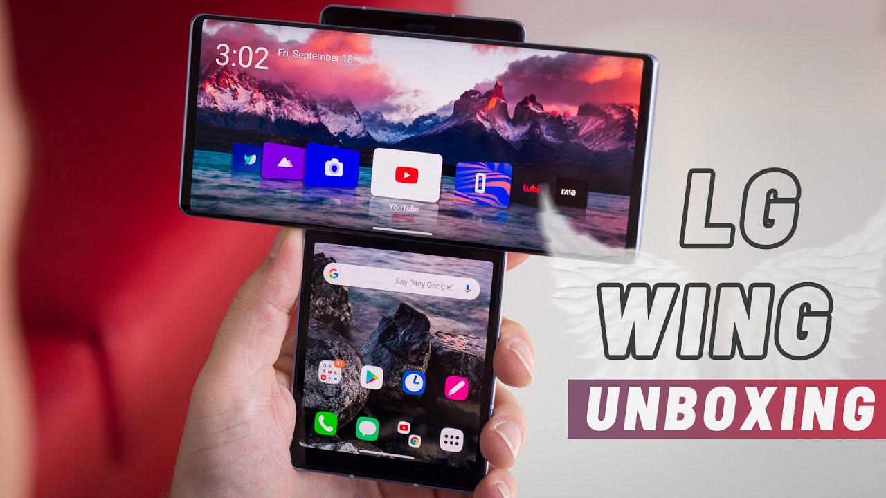 LG Wing unboxing and first impressions - YouTube
