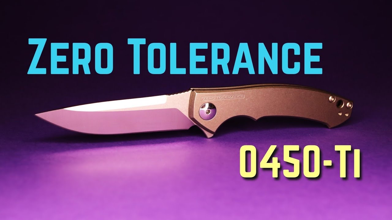 Customizing The Zero Tolerance 0450-Ti Pocket Knife!!! #custom - YouTube