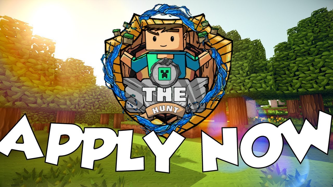 MINECRAFT: THE HUNT SMP APPLICATION! APPLY HERE NOW FOR THE BEST SMP ON ...