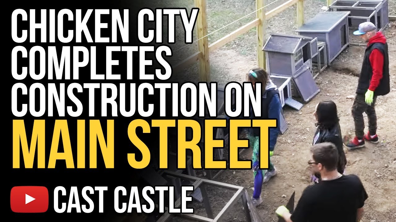 Chicken City Completes Construction On Chicken Main Street - YouTube