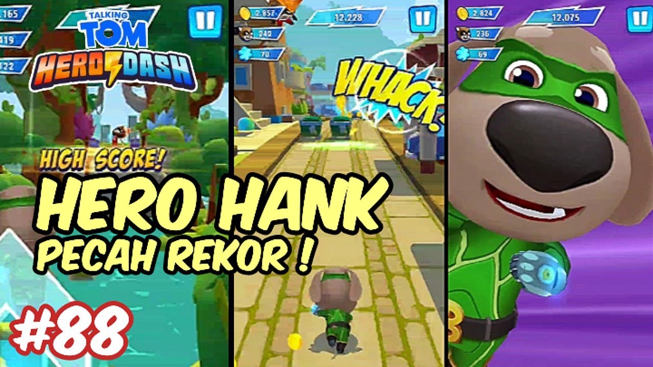 Hero Ben Pecahkan Rekor Skor - Talking Tom Hero Dash - YouTube