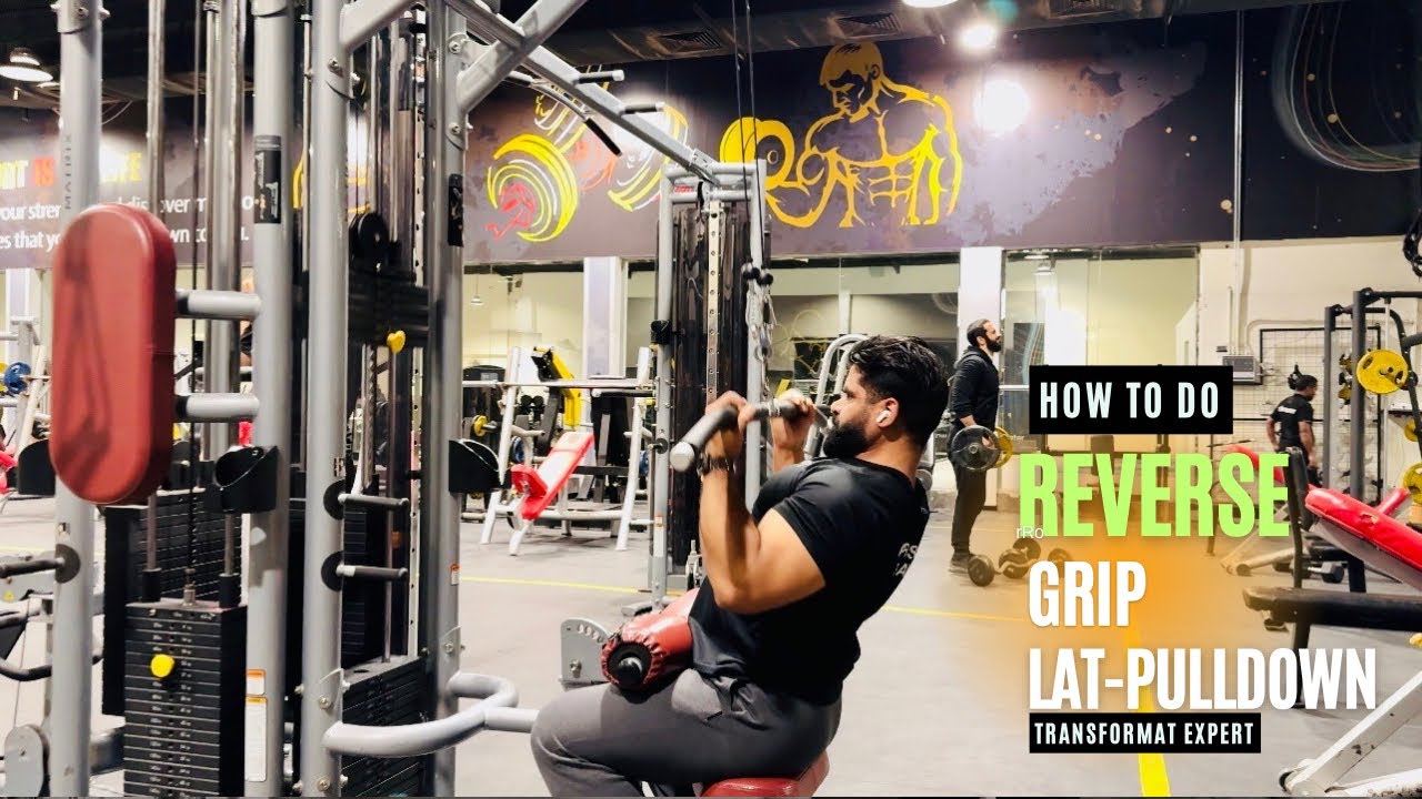 REVERSE Grip Lat-Pull Down - YouTube
