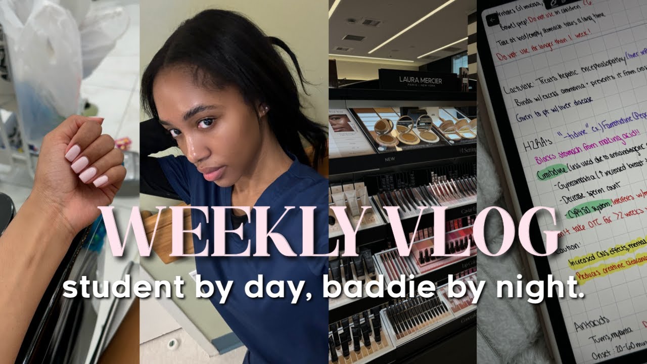WEEKLY VLOG: STUDENT BY DAY BADDIE BY NIGHT! (Exams, Self Care, My ...