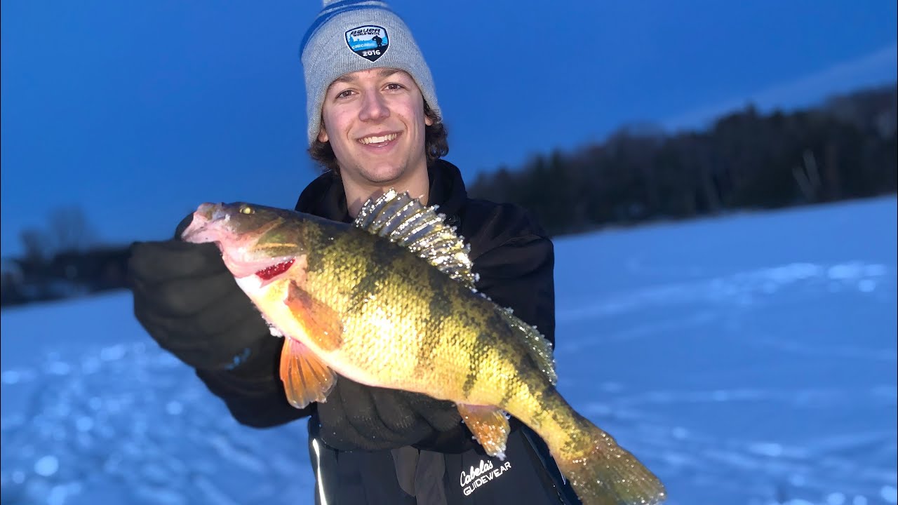 Panfish Beatdown on First Ice! Small Central Wisconsin Lake with BIG ...