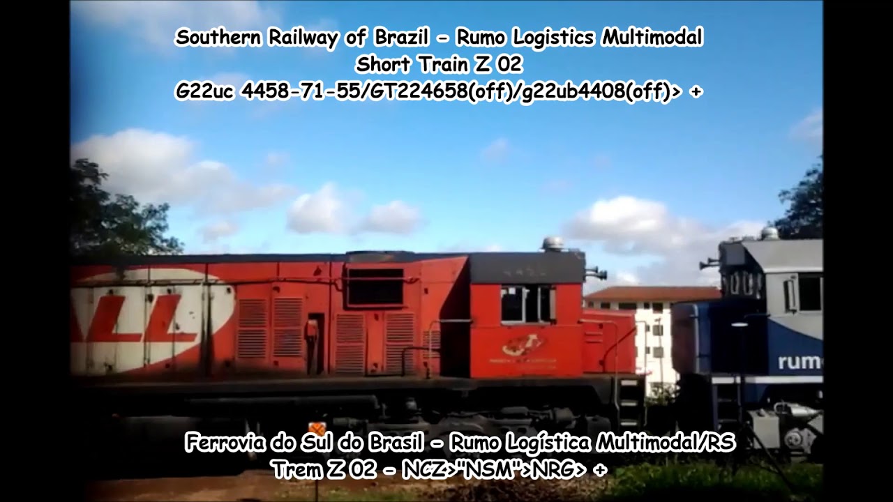 Rumo Logistics Multimodal – Train Z 02 - Southern Railway of Brazil ...