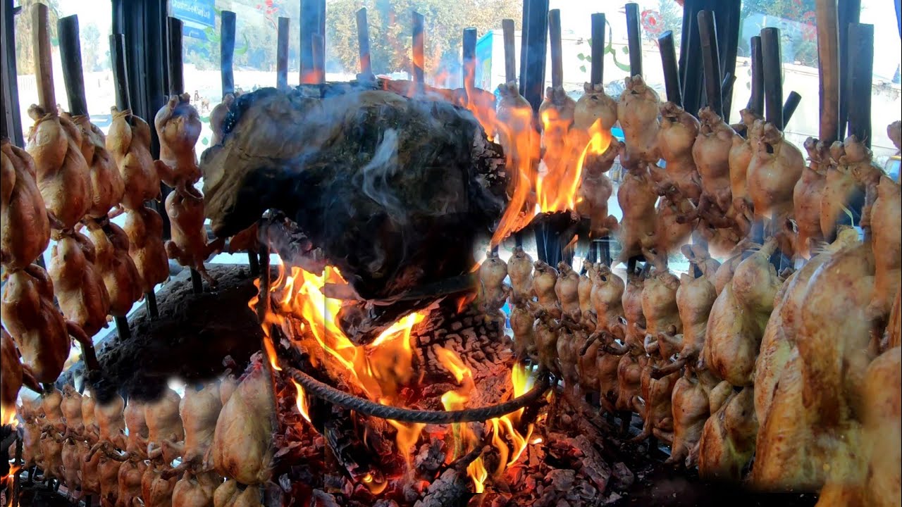 Famous chicken Karayee Cooking in Afghanistan - YouTube