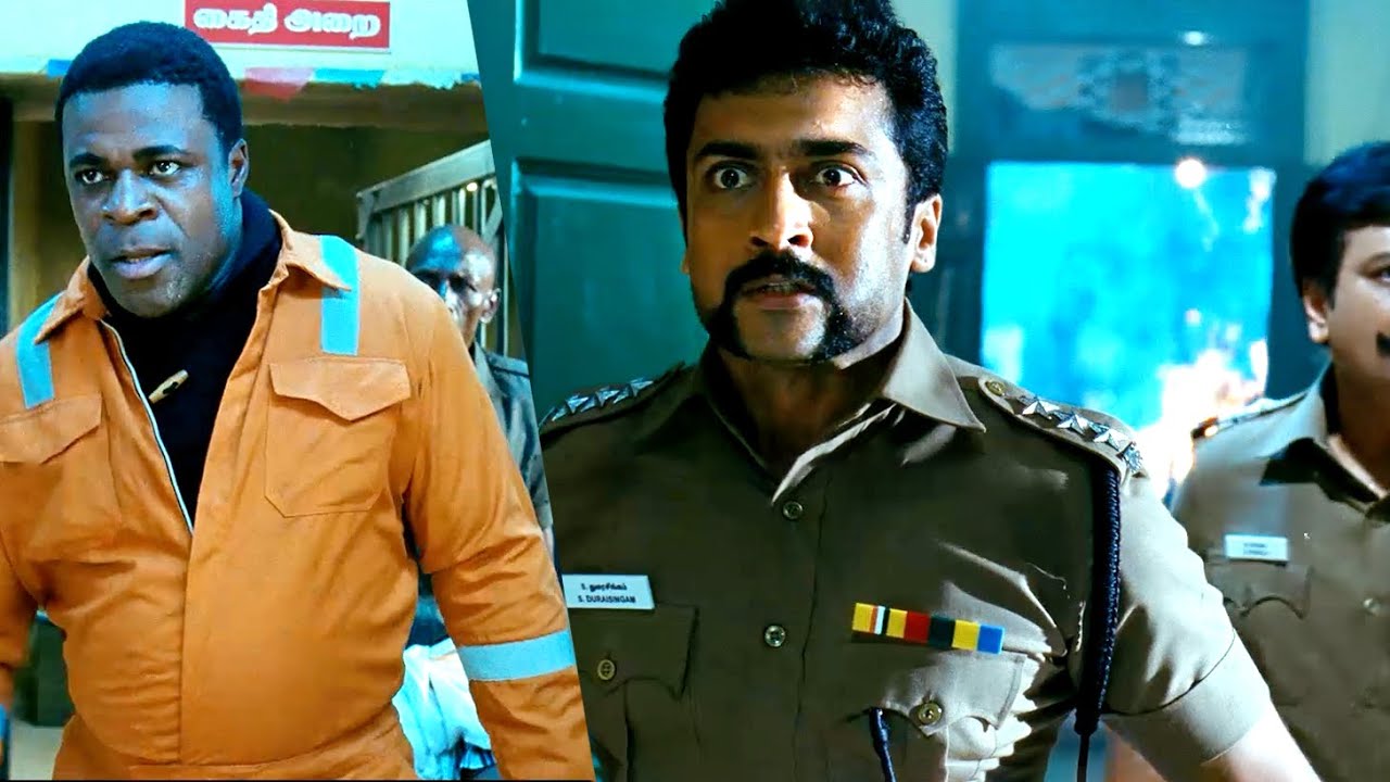 ദുരൈസിങ്കത്തിൻ്റെ സ്റ്റേഷൻ തകർത്ത് ഡാനി രക്ഷപെട്ടു | Suriya | Danny ...