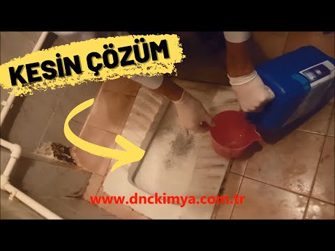 TIKANMIŞ TUVALET ( WC ) NASIL AÇILIR ? - LAVABO GİDER AÇICI - Gider Borusu Nasıl Açılır ?
