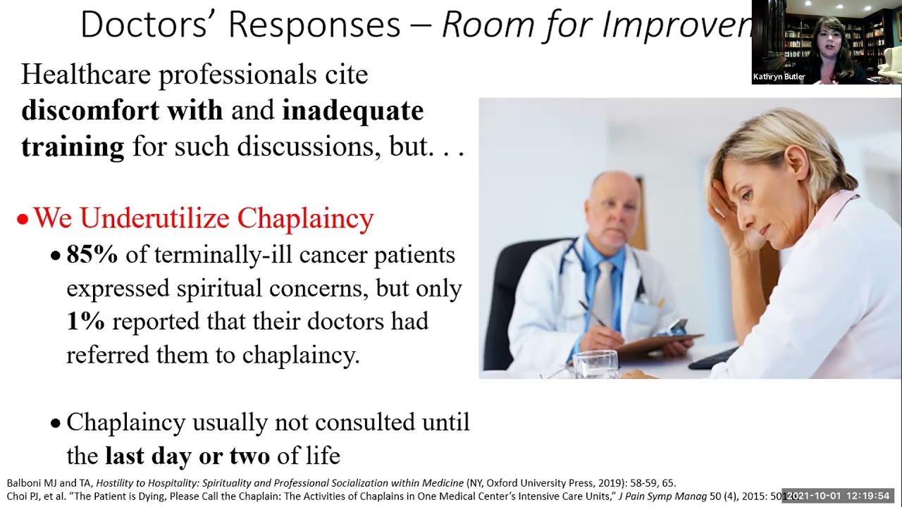 Kathryn Butler, MD: "Shepherding Patients and Families Through End-Of ...