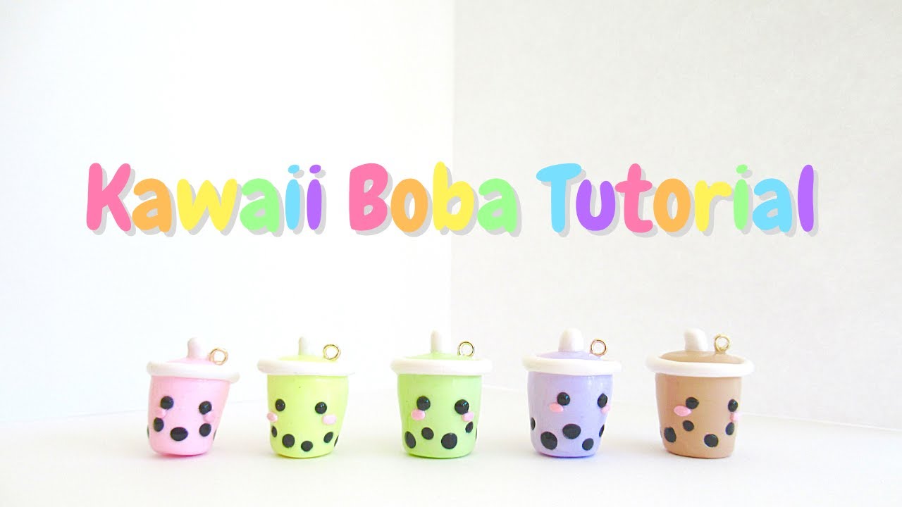Kawaii Boba | Polymer Clay Tutorial - YouTube