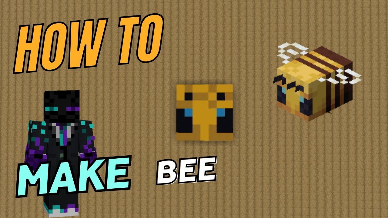 Minecraft Bee face tutorial - YouTube