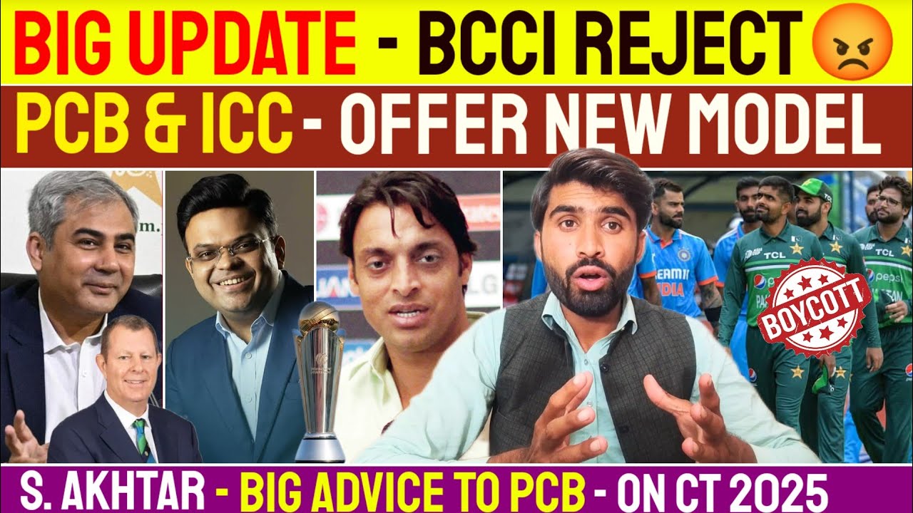 BIG UPDATE || On CT 2025 BCCI Reject New PCB Formula Playing In UAE ...