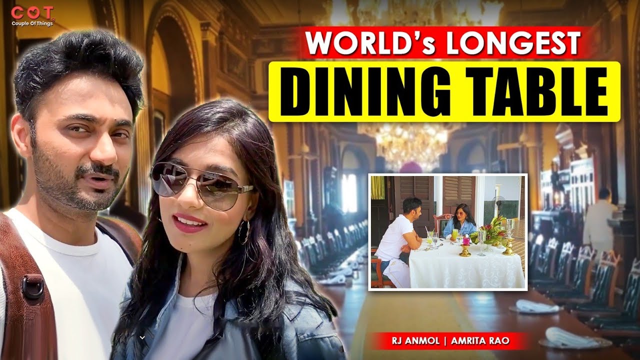 RJ Anmol Books World s LONGEST Dining Table For Amrita Rao I COUPLE Of Things I YouTube rj-anmol-books-world-s-longest-dining-table-for-amrita-rao-i-couple-of-things-i-youtube