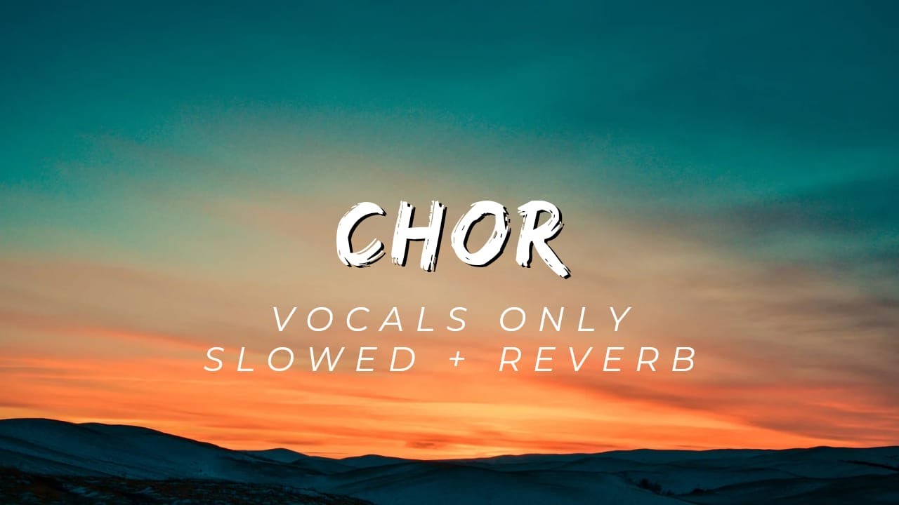 Chor -Vocals only - Ai cover | No back ground music | Halal beats | No ...