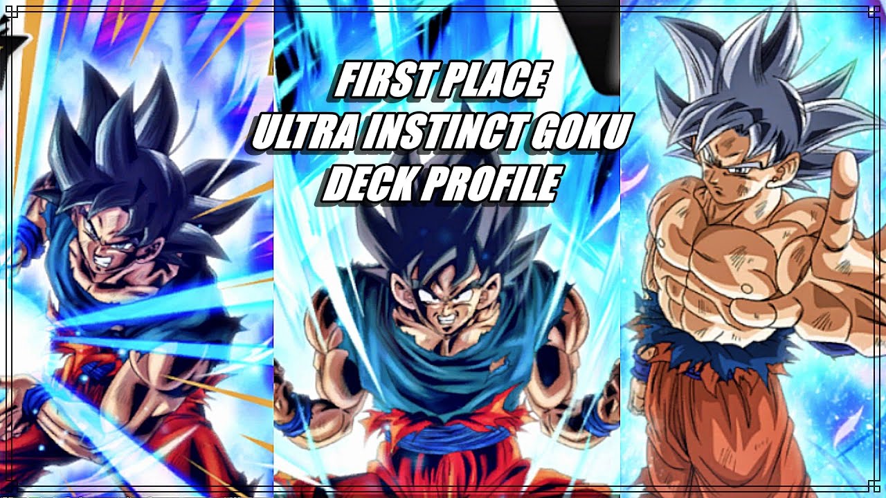 Dragonball Fusion World 1ST PLACE Ultra Instinct Goku Deck Profile ...