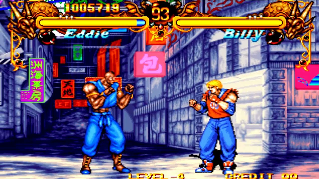 DOUBLE DRAGON EDDIE VS BILLY LUTA CLÁSSICA, GAMEPLAY, GAMES RETRO BR ...