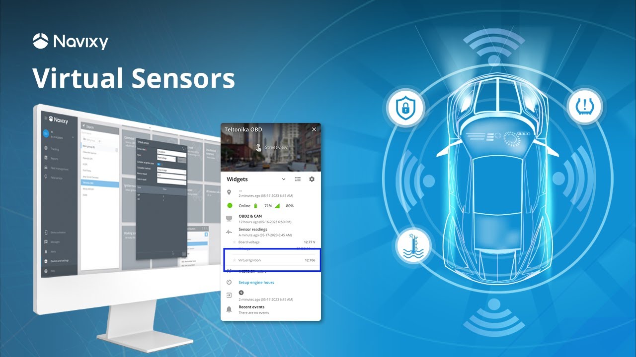 Virtual Sensors in Navixy - YouTube