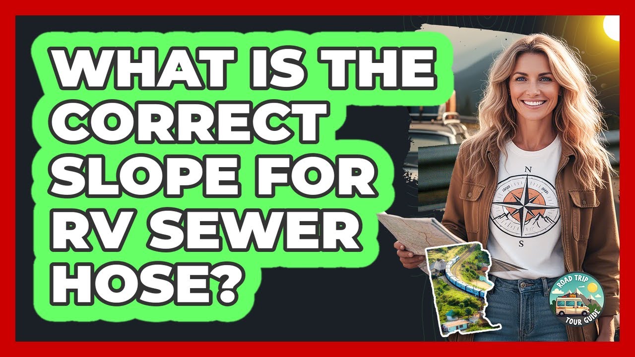 What Is The Correct Slope For RV Sewer Hose? - YouTube
