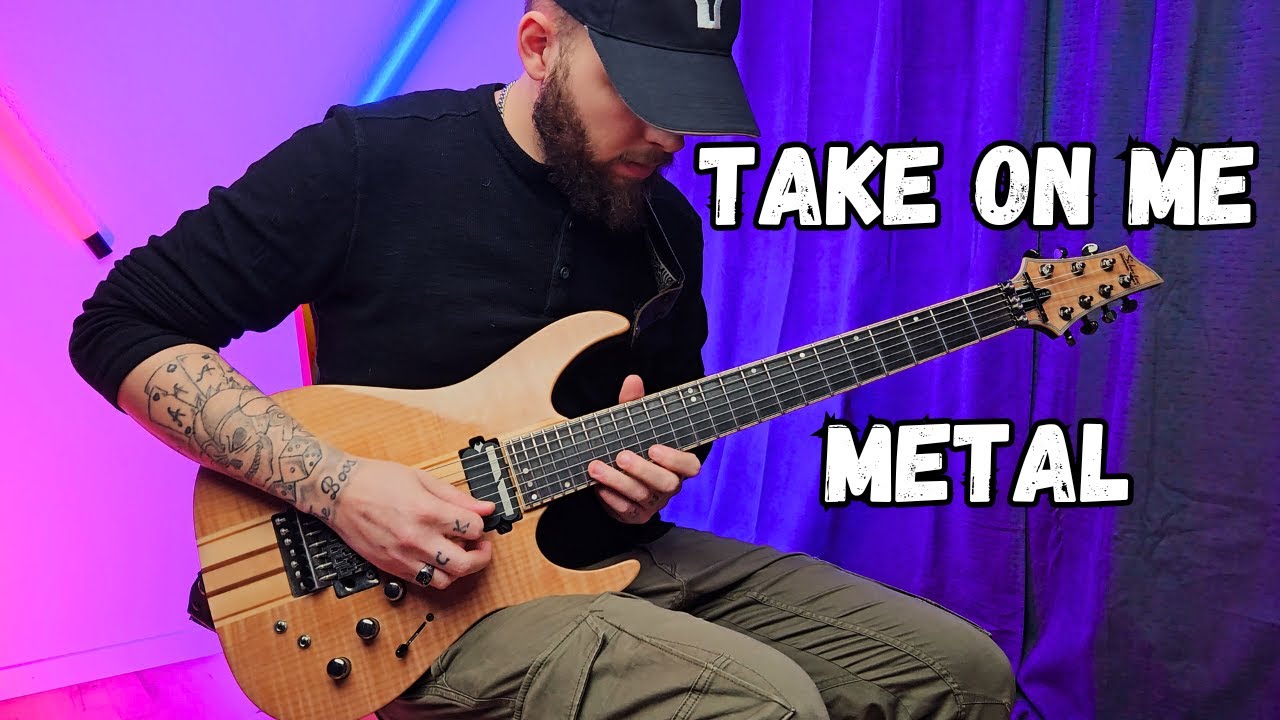 Take On Me Metal Electric Guitar (A-ha) | Simon Lund Music - YouTube