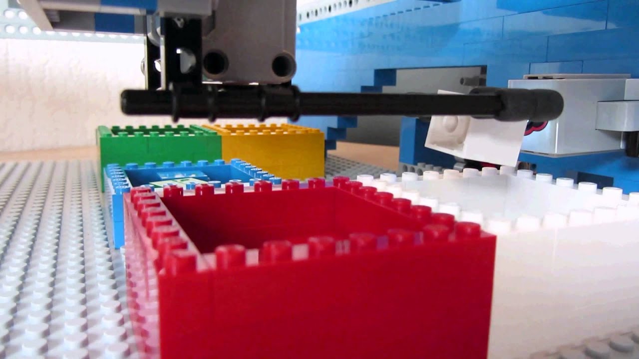 Mindstorms EV3 Color Sorting Gantry Robot - YouTube