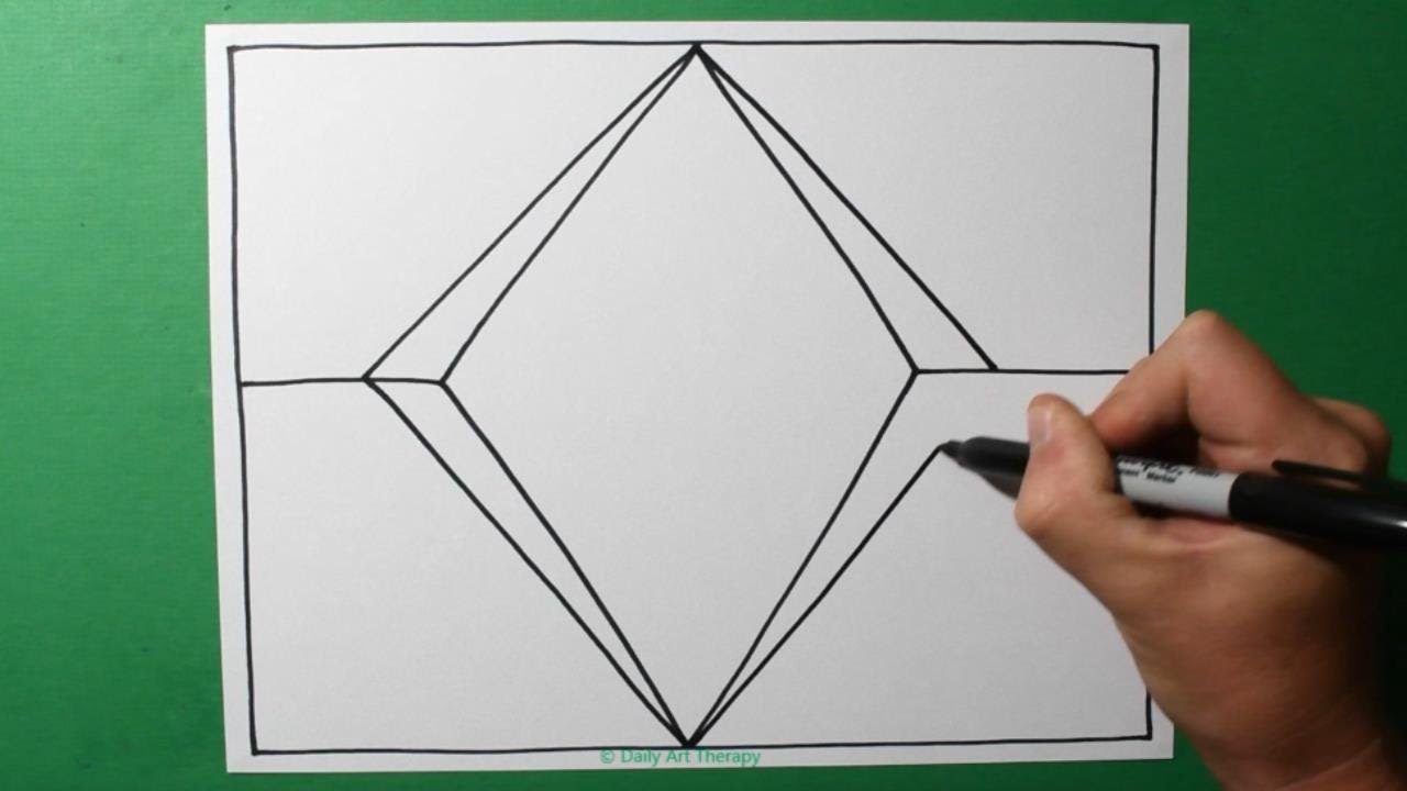 Daily Line Illusion #305 / Vintage Teleporter 3D Pattern / Satisfying ...