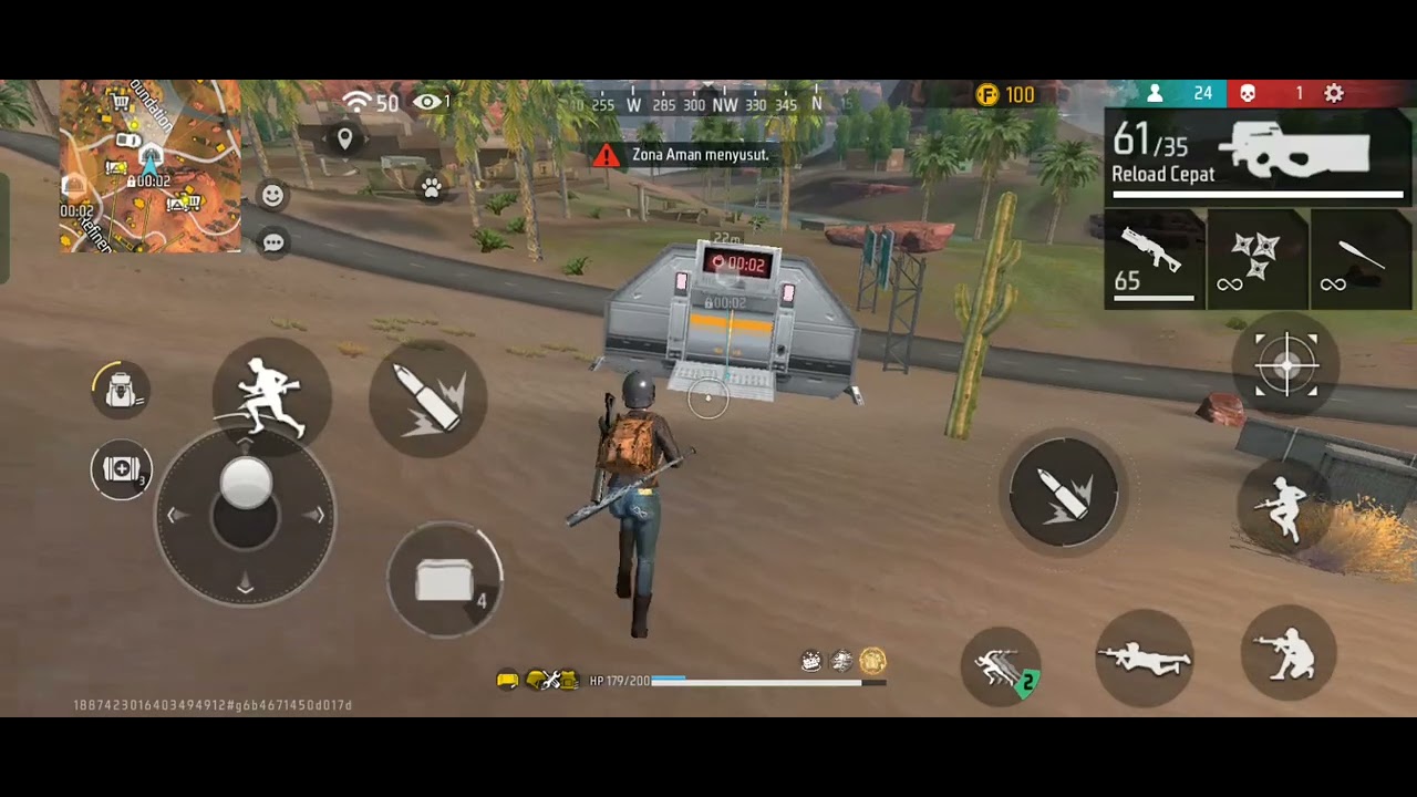 BELAJAR MAIN GAME FREE FIRE DI BATTLE ROYALE PART 34 - YouTube
