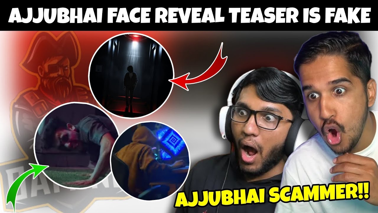 TOTAL GAMING FACE REVEAL TEASER IS FAKE!!😱 | AJJUBHAI FACE REVEAL BY ...