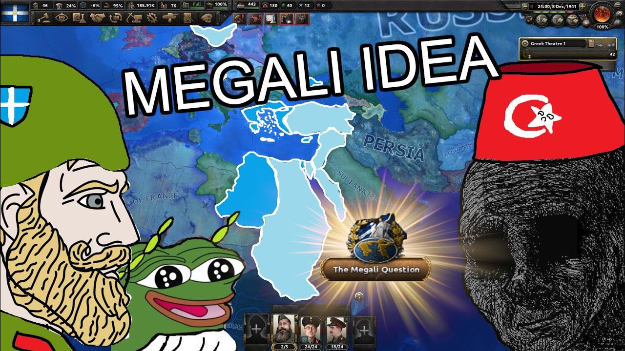 GREECE REVIVES THE MEGALI IDEA (SUCCESSFULLY THIS TIME) Hearts Of Iron ...