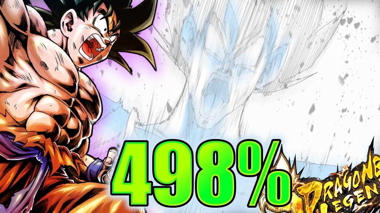 One Handed Spirit Bomb Goku 498% || Dragon Ball Legends - YouTube