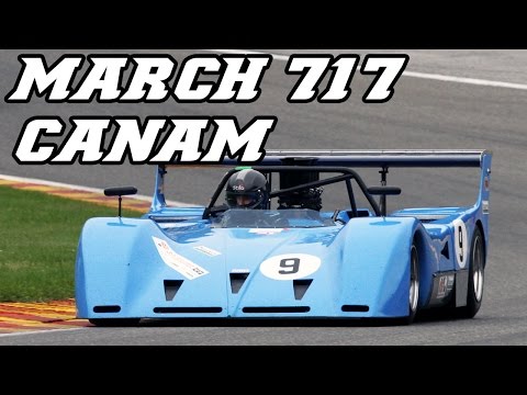 1971 March 717 Canam at Spa 2013 (very loud revving) 8,8L 800hp