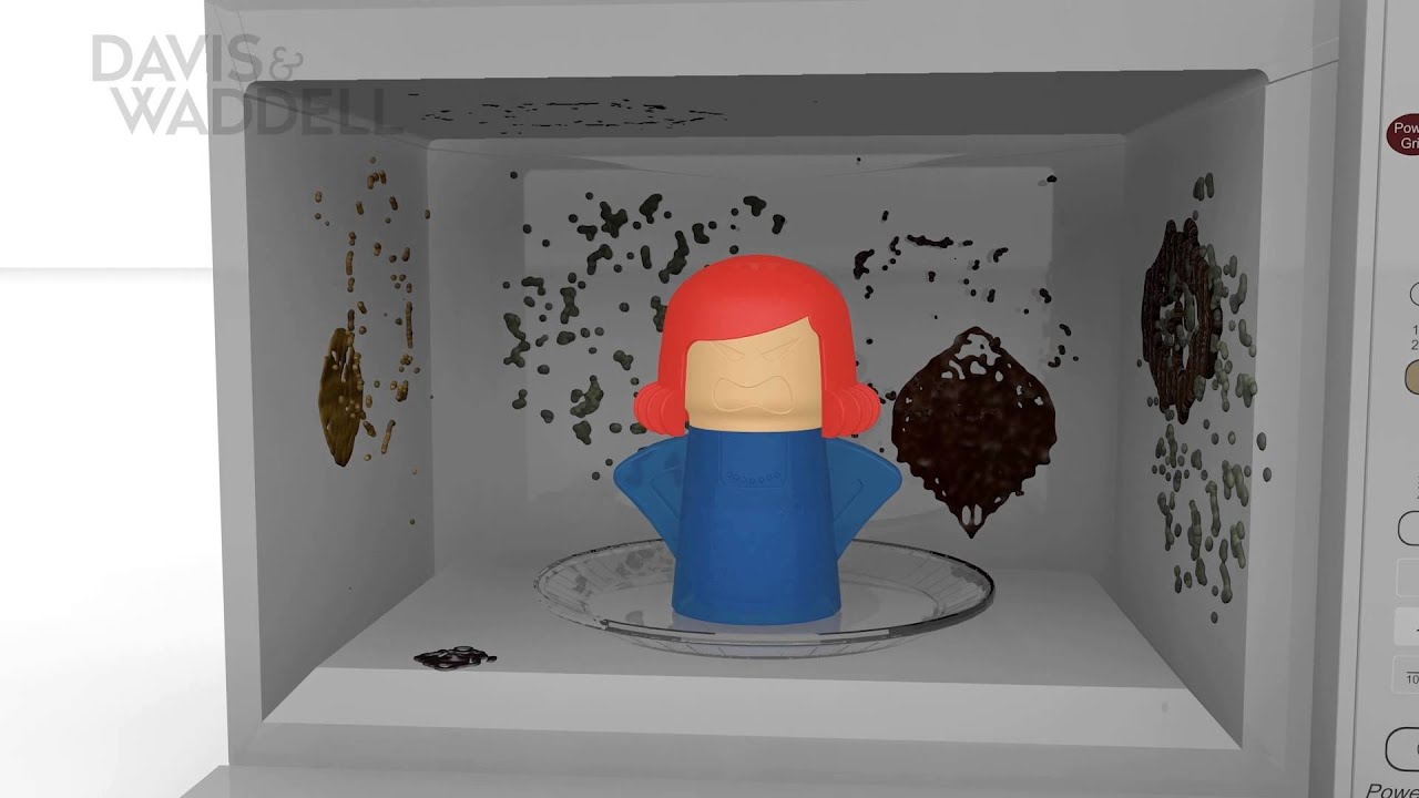 Angry Mama - She cleans your microwave! - YouTube