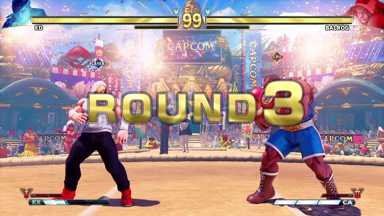 STREET FIGHTER V ED vs Balrog - YouTube