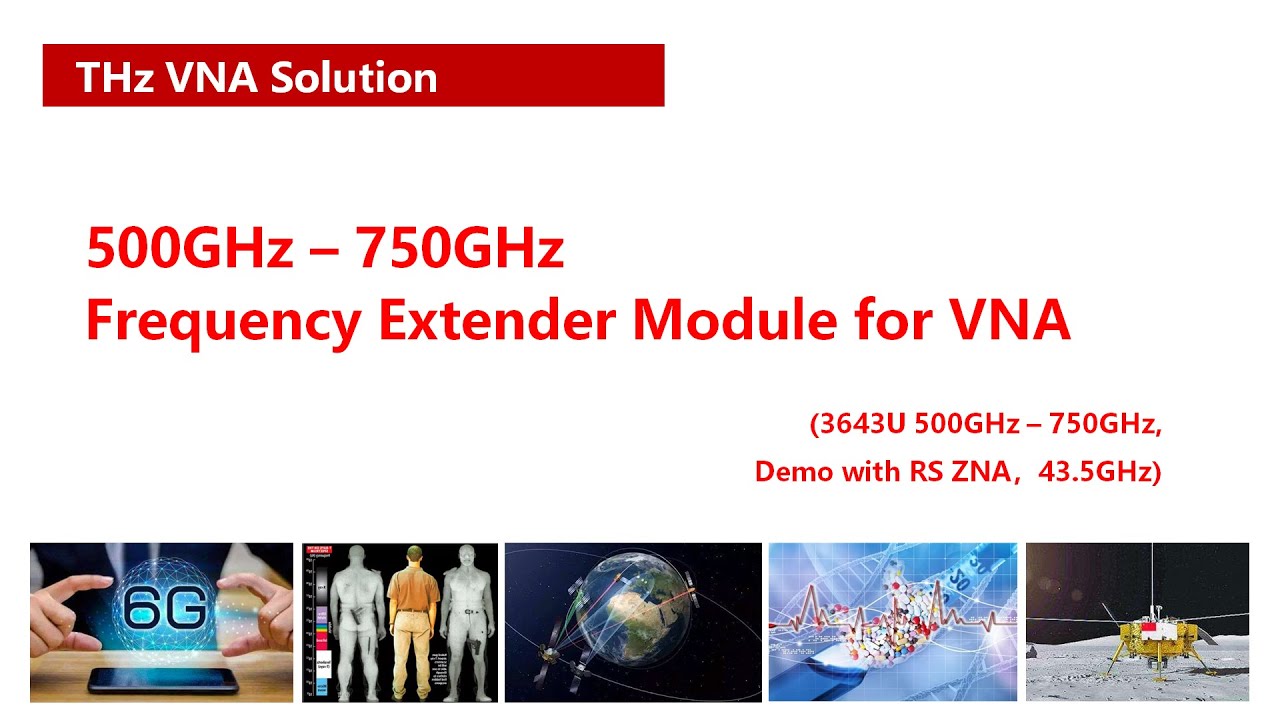 Ceyear 500GHz-750GHz VNA Terahertz Extender Modules - YouTube