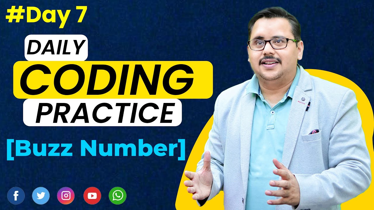Day 7 Daily Coding Practice| Java Program to Check Buzz Number | Step by Step Tutorial for ...