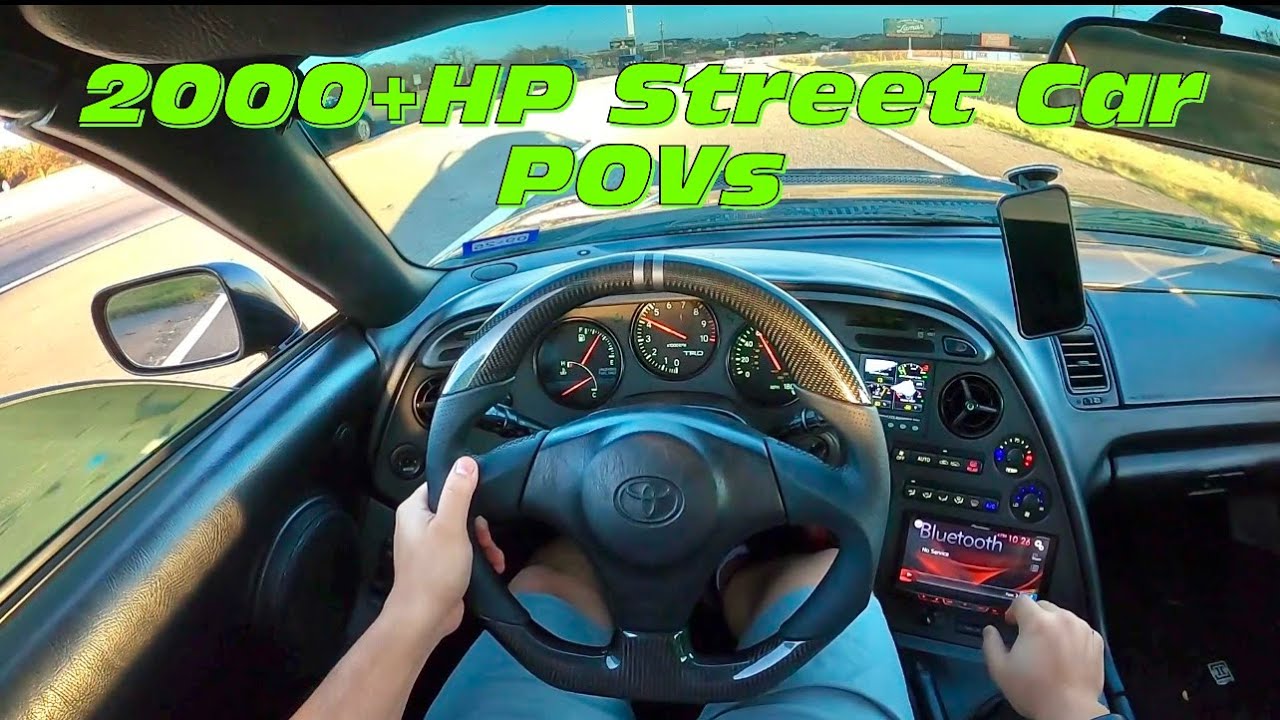 Taking My Two Fastest Cars For A Cruise Around Town. MKIV Supra POV ...