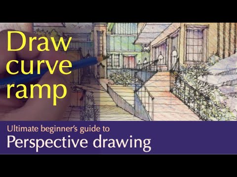 Perspective Drawing : Draw curve ramps in multi point perspective ...