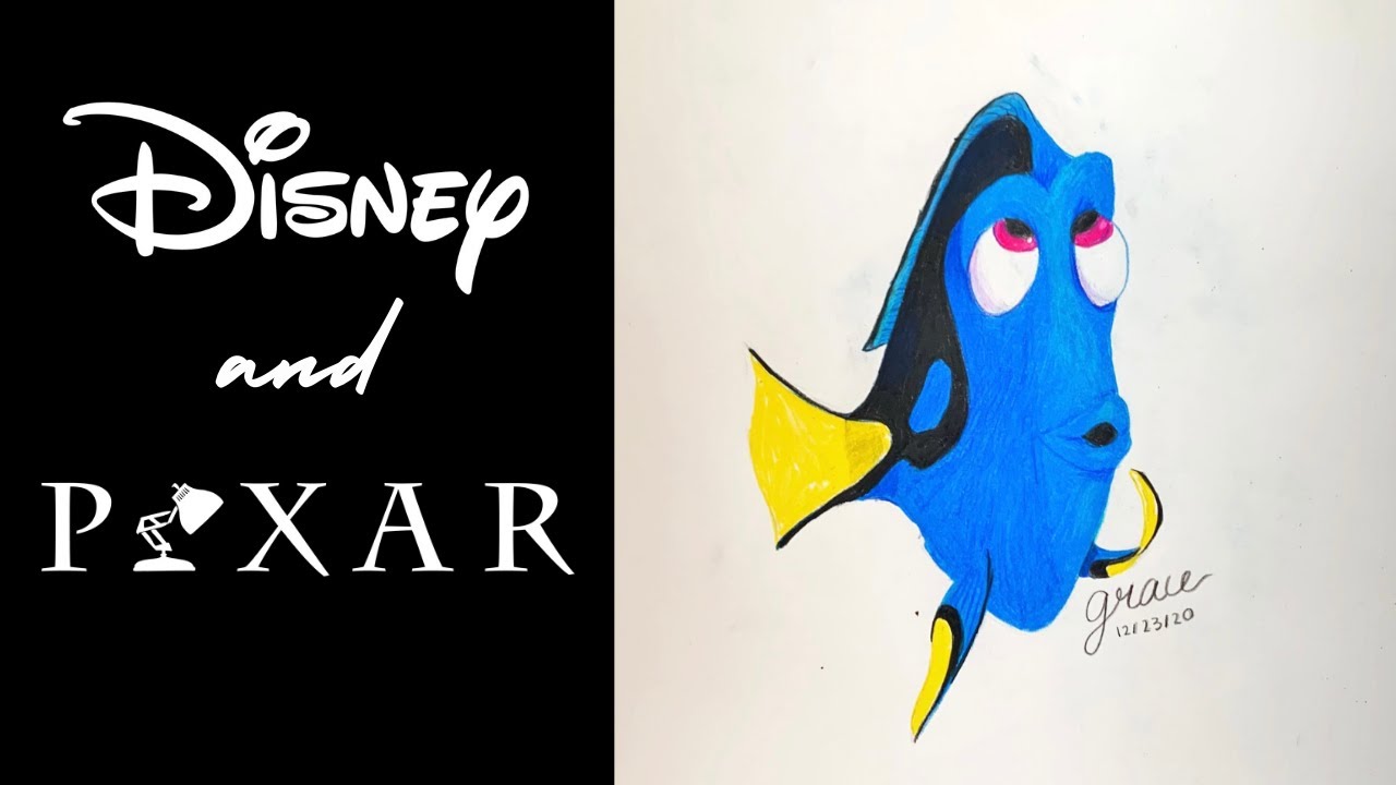 How to Draw ANY DISNEY or PIXAR Character! Drawing Dory | How to Use ...